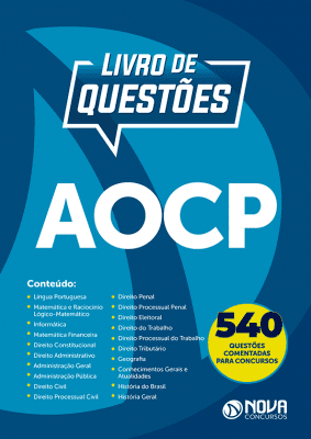 Livro de Questões AOCP 2019 | Banca Mouraria